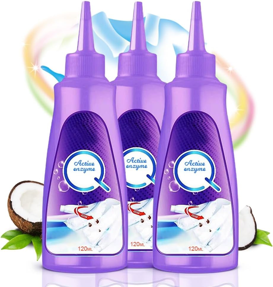 Active Enzyme Laundry Stain Remover, 2025 New upgraded White Shirt ...