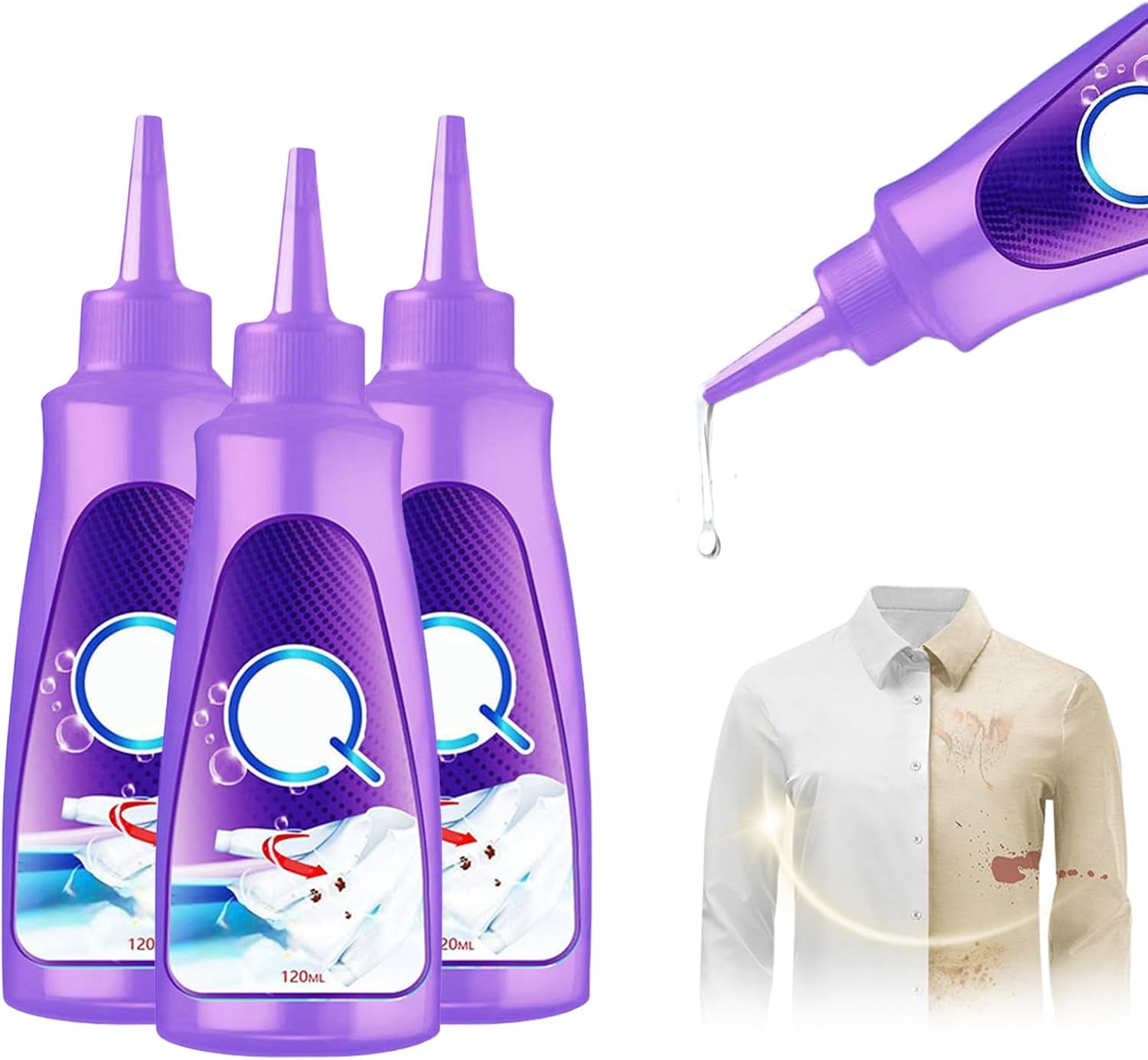 Active Enzyme Laundry Stain Remover, 2025 New upgraded White Shirt ...