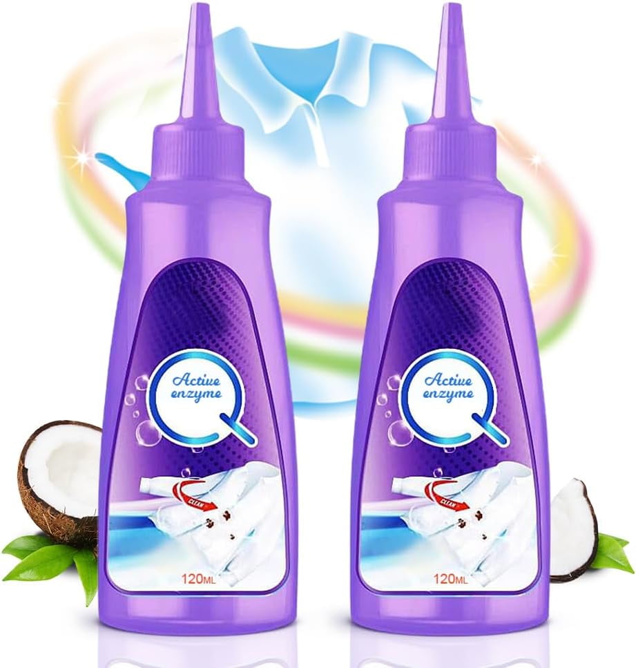 Active Enzyme Laundry Stain Remover, 2025 New upgraded White Shirt ...