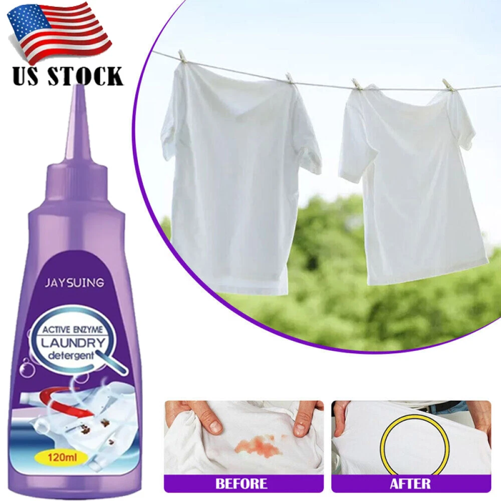 Active Enzyme Laundry Stain Remover,Garment Stubborn Stain Cleaner Oil ...