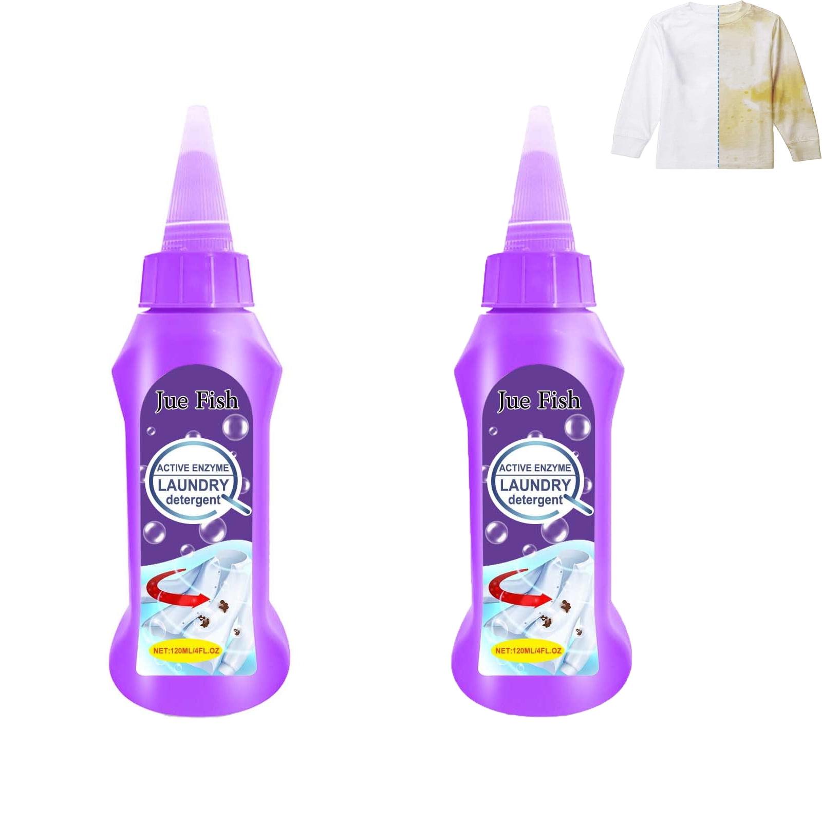 Active Enzyme Laundry Stain Remover, White Shirt Guardian, Garment ...