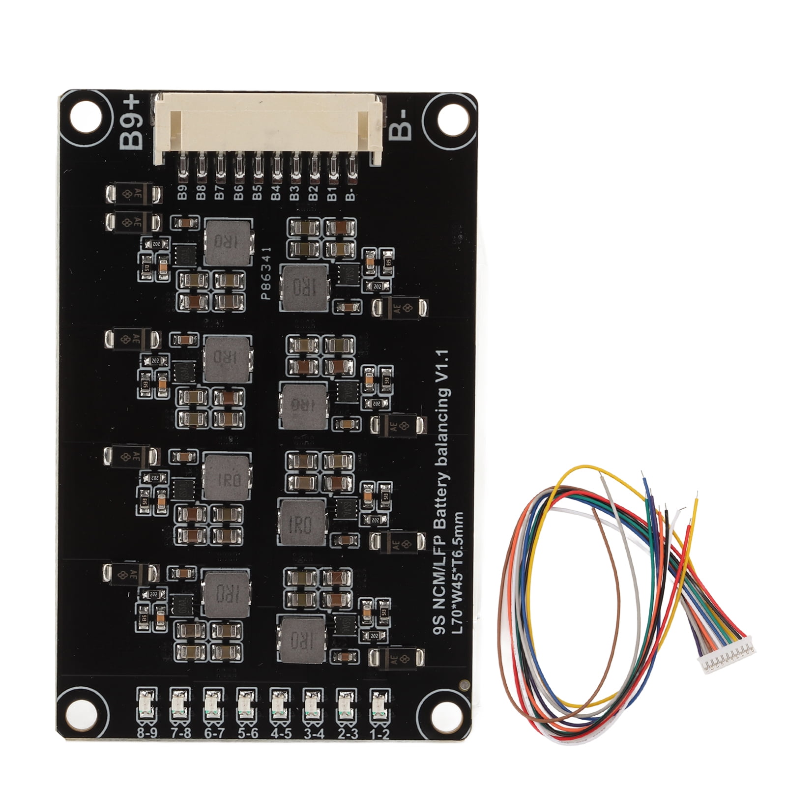 Active Equalizer Inductive Balancer Energy Transfer 1.2A 9S for Lithium Iron Phosphate Battery ...