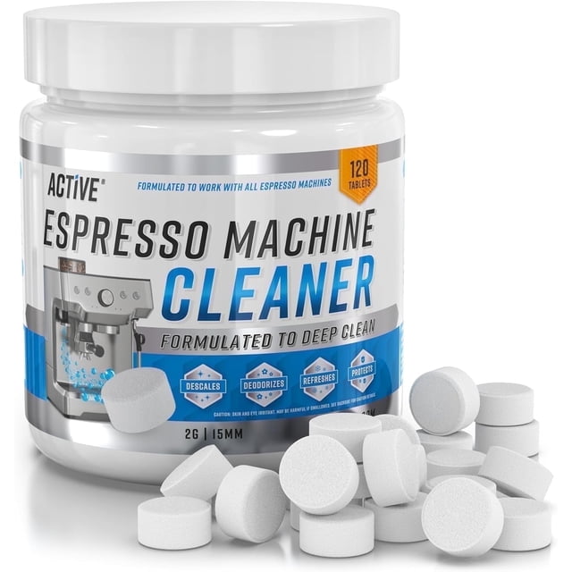 ACTIVE Espresso Machine Cleaning Tabs (120 Count) - For Breville ...