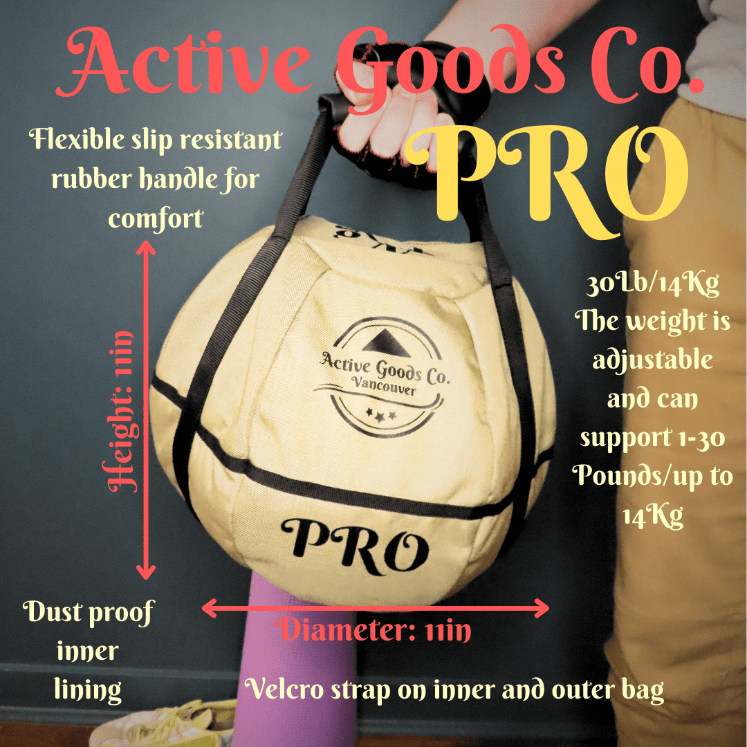 Active Goods Co. Best Known Kettlebell-Sandbag for workout, (30Lb/14Kg ...