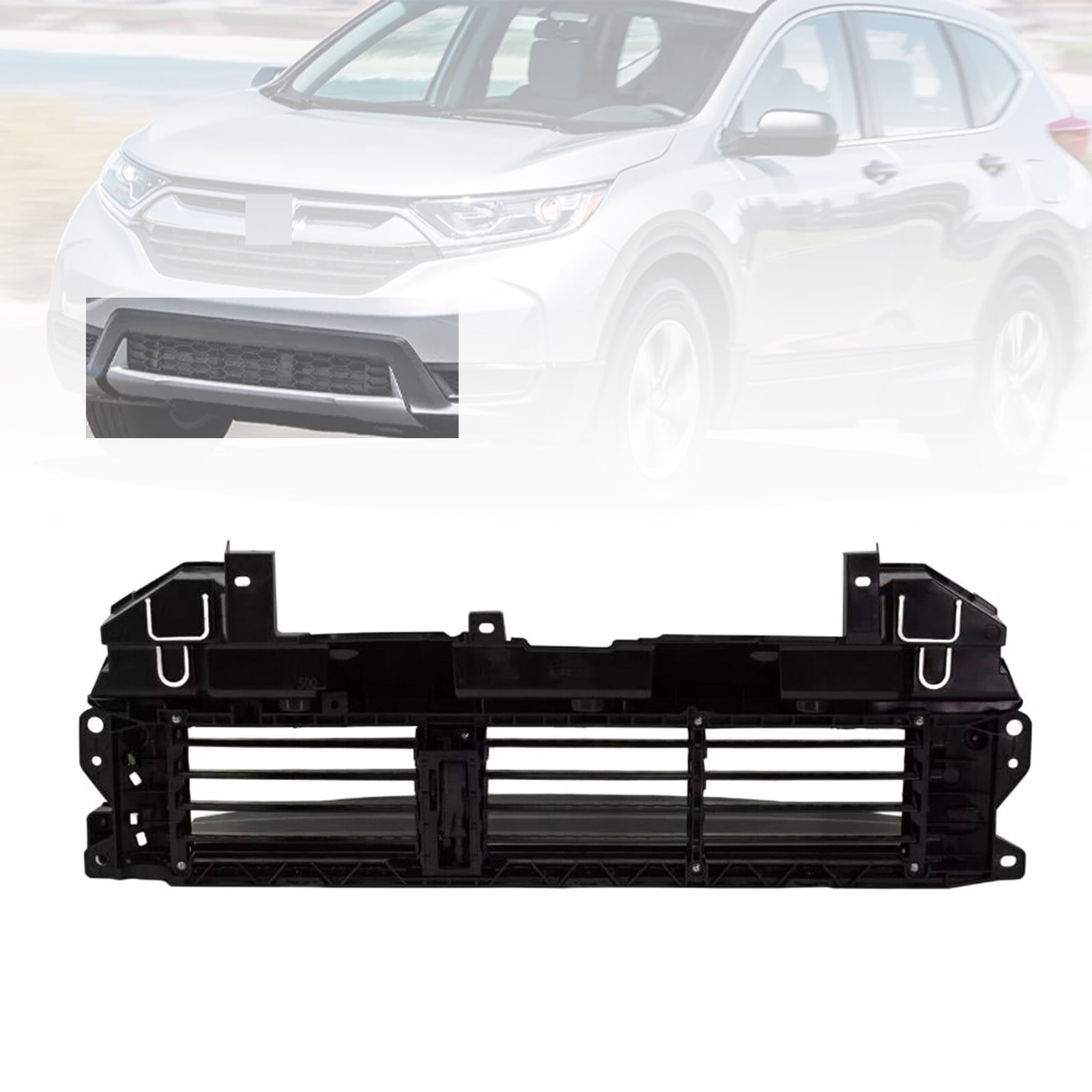 Active Grille Shutter Front Upper w/o Motor For 2017 2018 2019 Honda CR ...