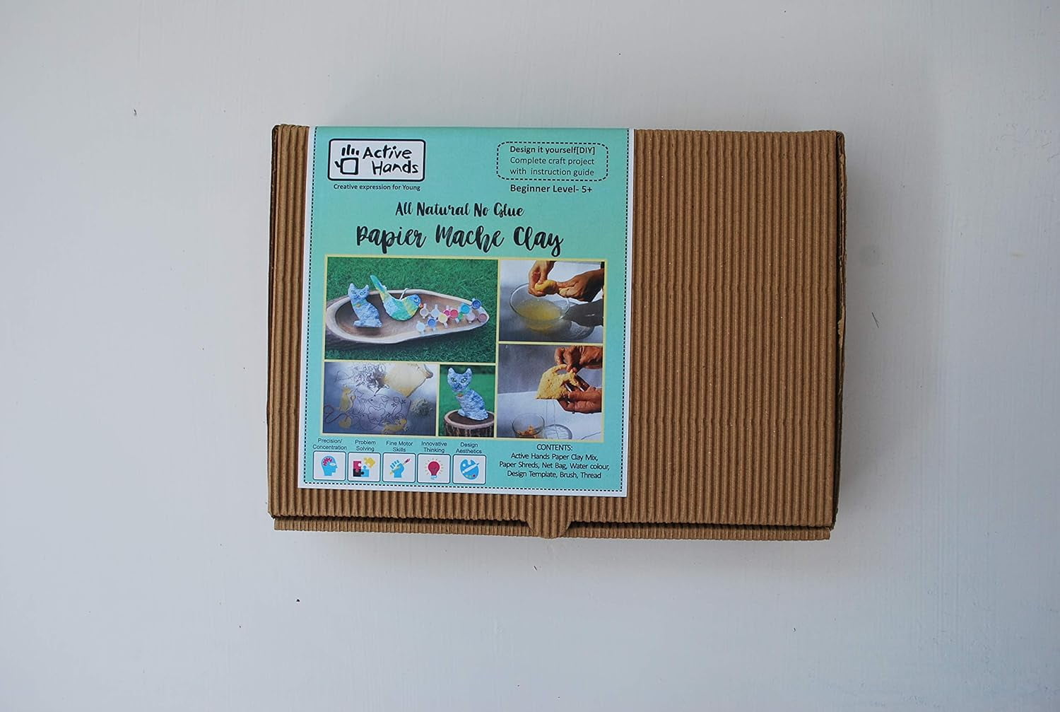 Active Hands Papier Mache Air Dry Non-Toxic Light Weight Easy To Knead ...