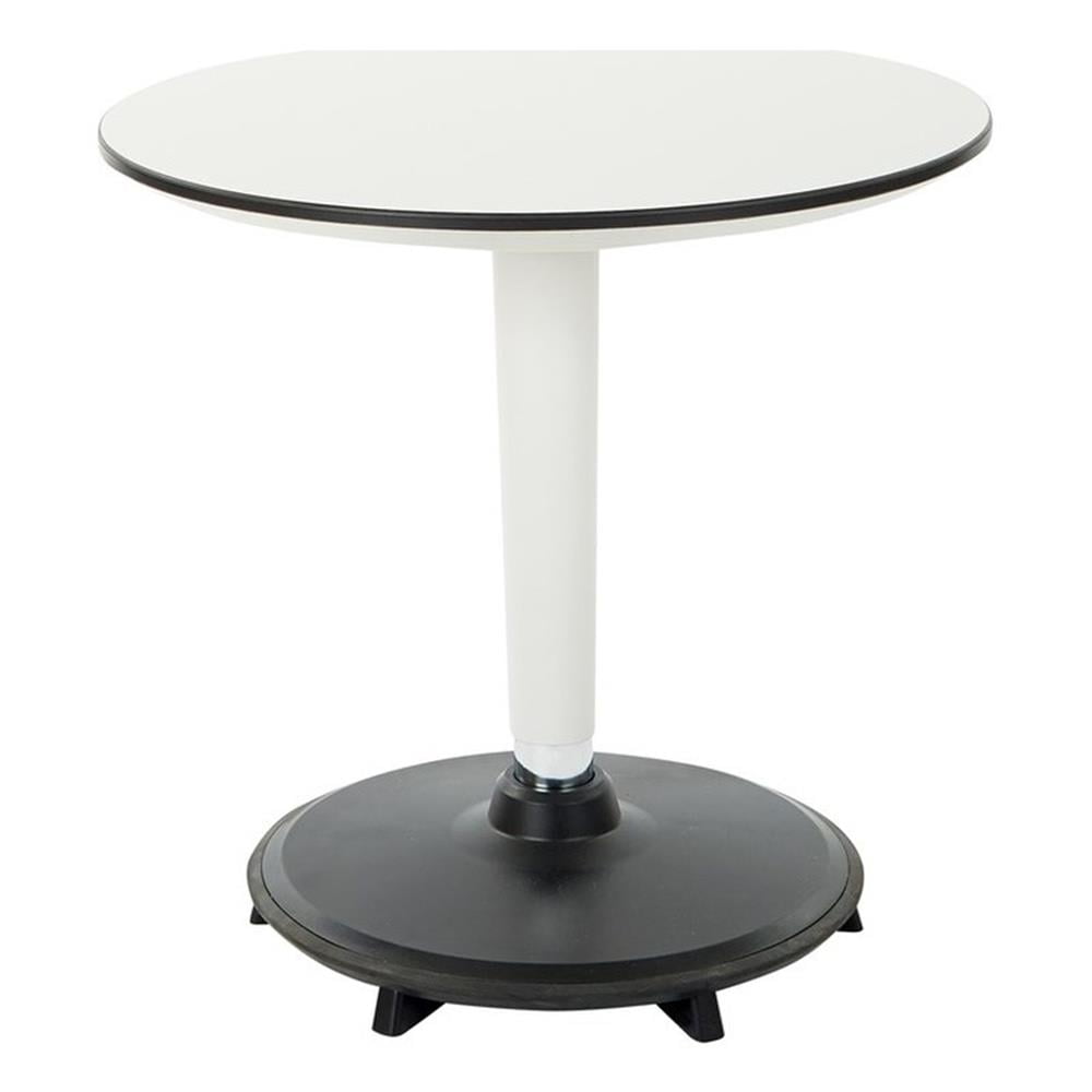 Active Height Adjustable Table 21"-31" in White Laminated Top in ...