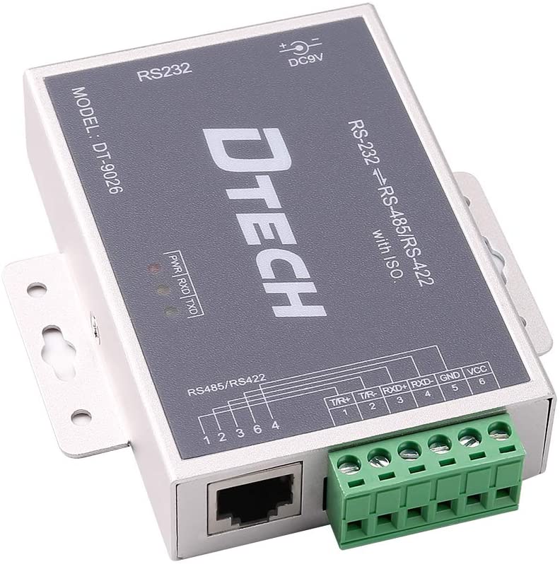 Active Isolated RS232 to RS485 RS422 Converter with RJ45 Serial Port ...