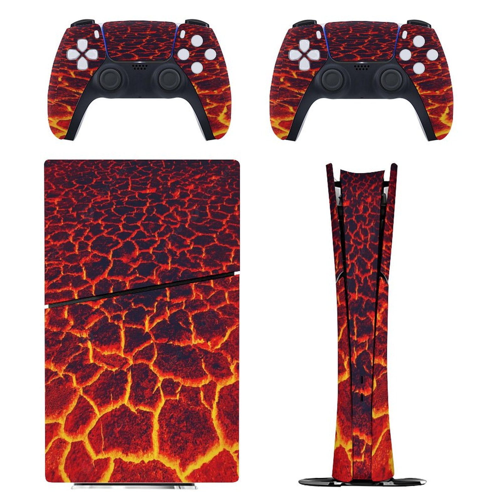Active Lava PS5/PS5 Pro/PS5 Slim Digital Disc Skin Sticker For Console ...