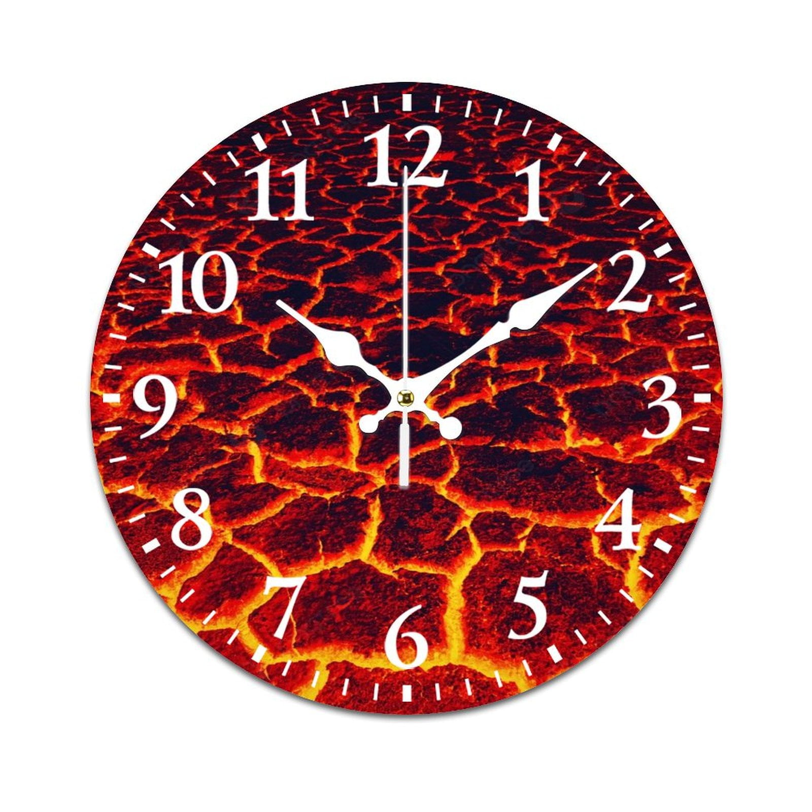 Active Lava Wall Clock Modern Design Clocks Wall Hanging Home Office School Clocks Round PVC ...