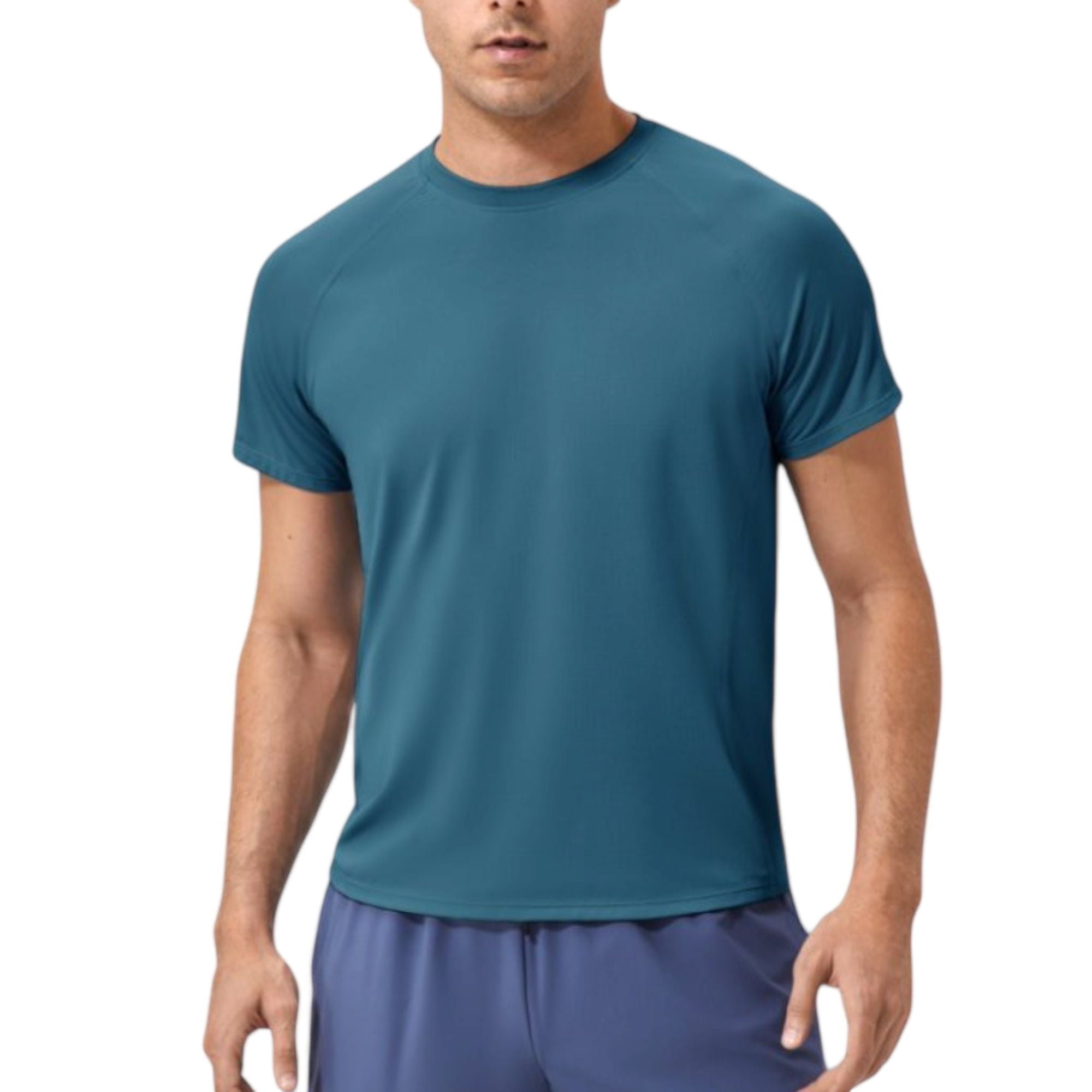 Active Men's Classic Crew Neck Active T-Shirt with Lightweight Quick ...