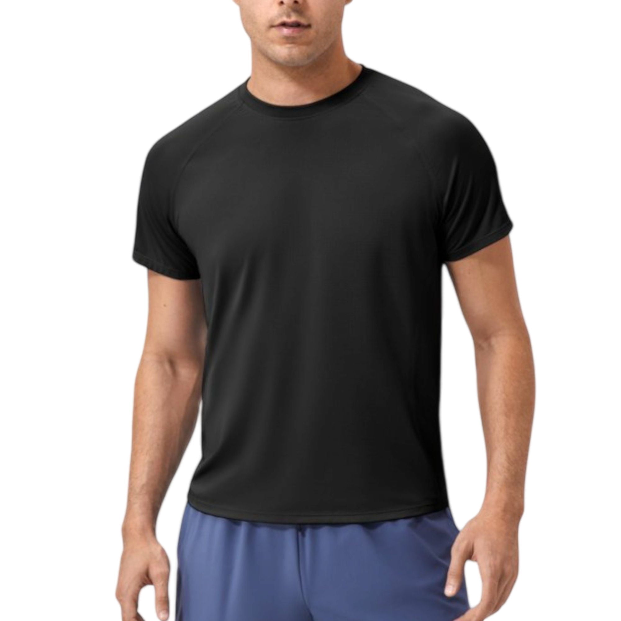 Active Men's Classic Crew Neck Active T-Shirt with Lightweight Quick ...
