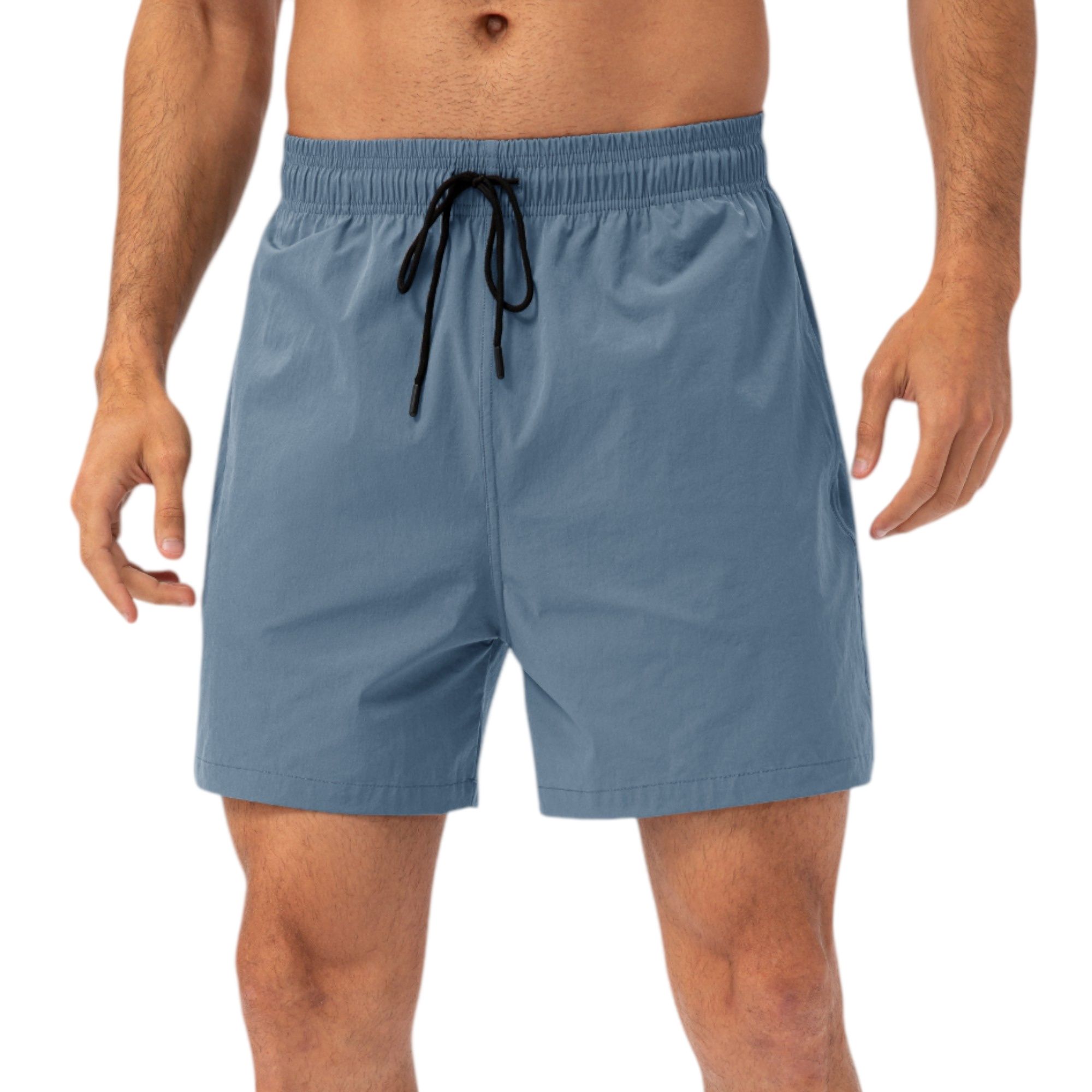 Active Men's Drawstring Waist Quick-Dry Shorts with Elastic Band and ...