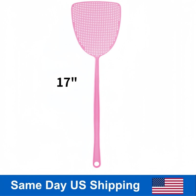 Active Mind Ltd 17 Inch Fly Swatter with Long-Reach Handle & Flex Head ...