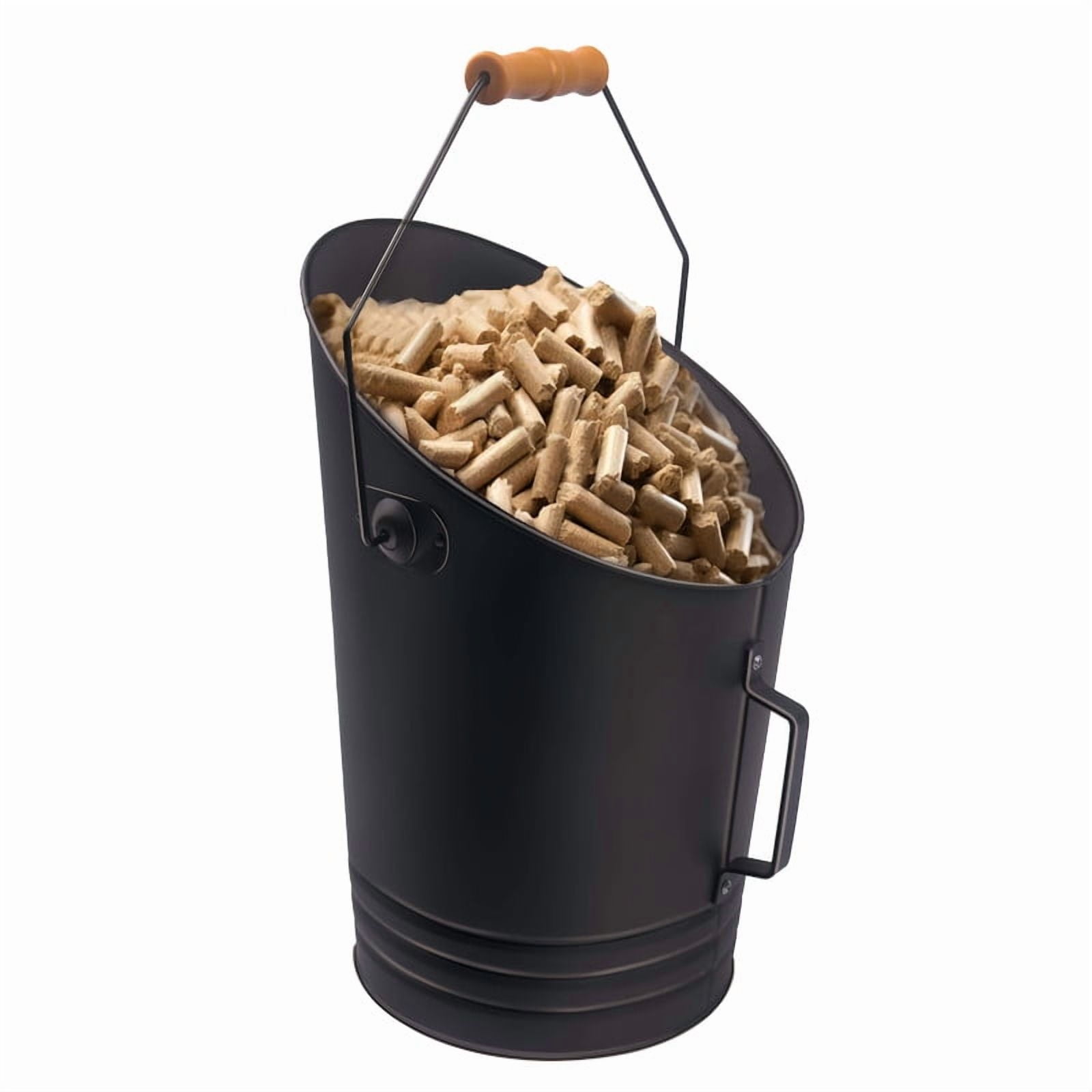 Active Mind Ltd 2.64Gal Compact Ash Bin - Hot Ash Container for Fire ...