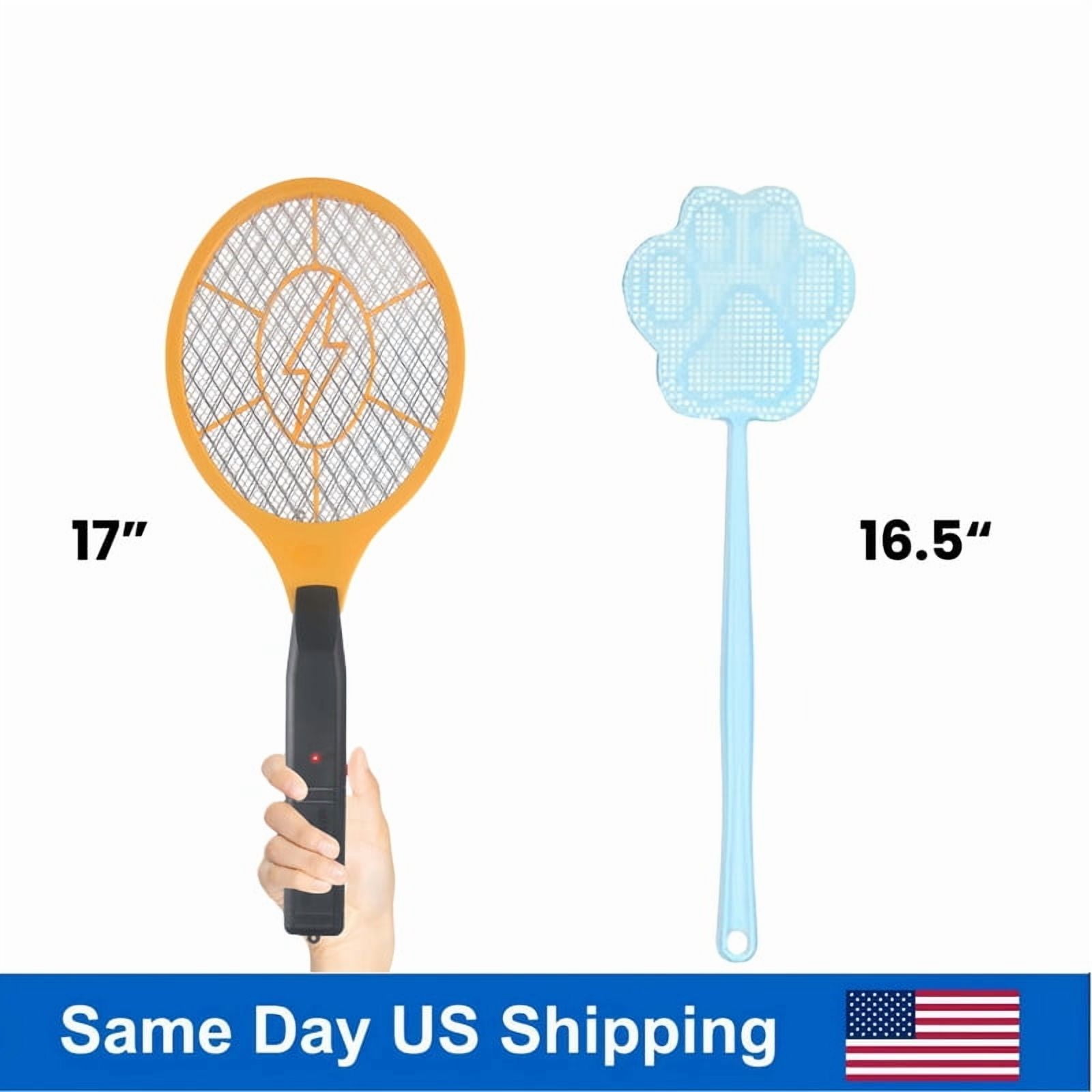Active Mind Ltd Bug Zapper & Swatter Combo: 3000V Electric Mosquito ...