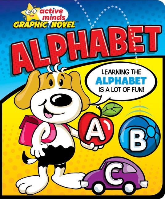 Active Minds Graphic Novel Alphabet (Board Book) - Walmart.com