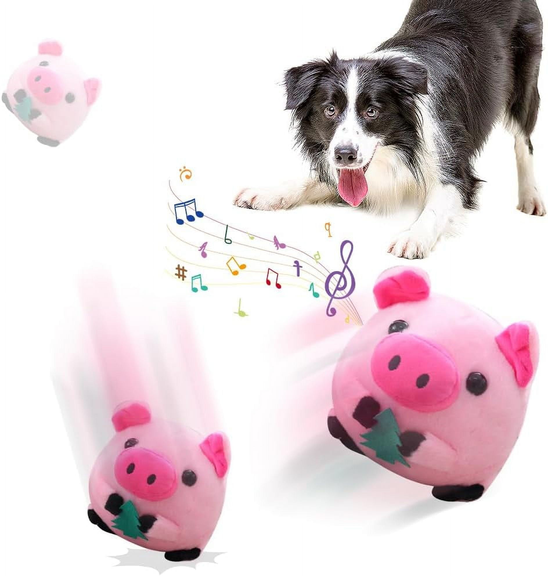 Active Moving Pet Plush Toy, 2024 New Talking Plush Toy Bouncing Ball ...