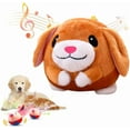Active Moving Pet Plush Toy, 2026 New Interactive Dog Toys for Small ...