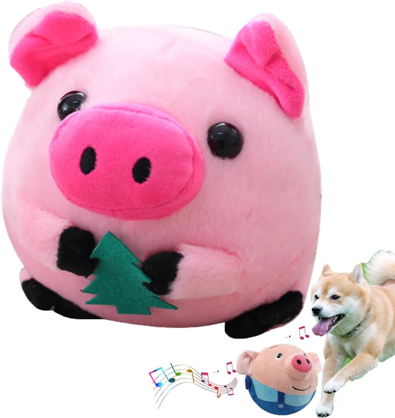 Active Moving Pet Plush Toy, Pet Bouncing Ball Pet Plush Toys ...