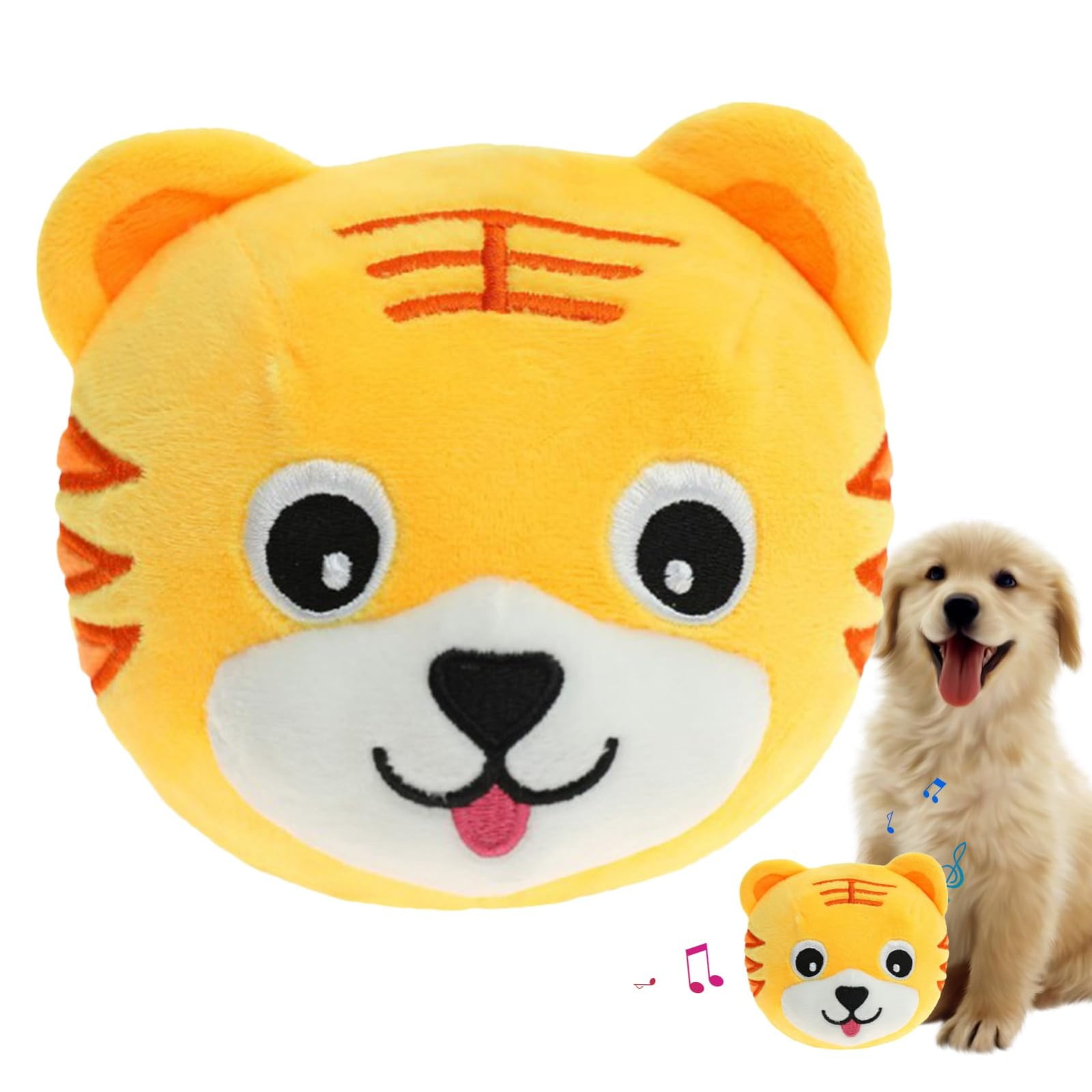 Active Moving Pet Plush Toy, Interactive Dog Toys Talking Moving Dog ...