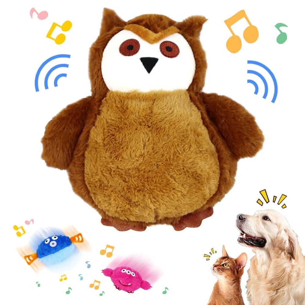 Active Moving Pet Plush Toy,New Interactive Dog Toy Pet Bouncing Balls ...