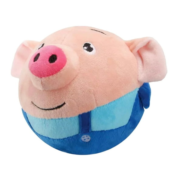Active Moving Pet Plush Toy – Remote Control Jumping Pig Interactive ...