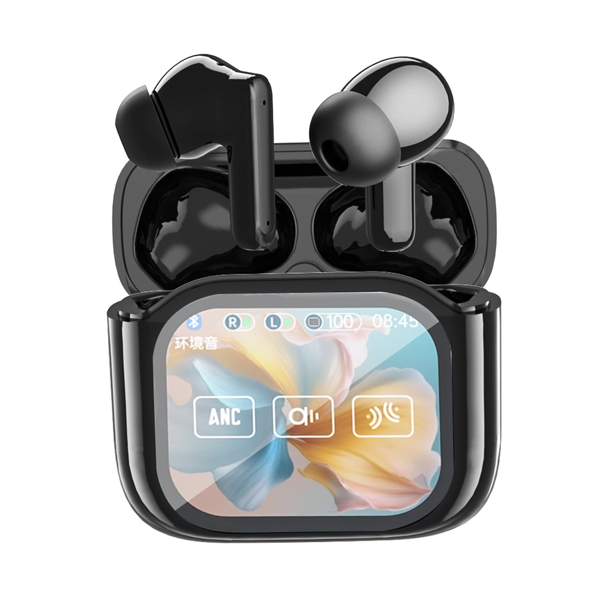 Active Noise Cancelling Touch Screen Earbuds Anc Noise Canceling Tws ...