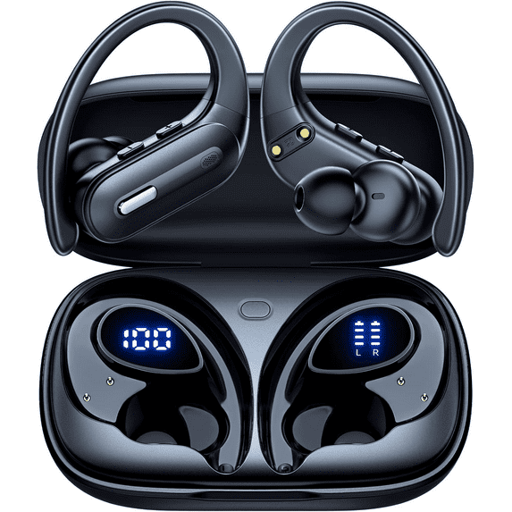 Active Noise Cancelling Wireless Earbuds Bluetooth Headphones 90 Hrs ...