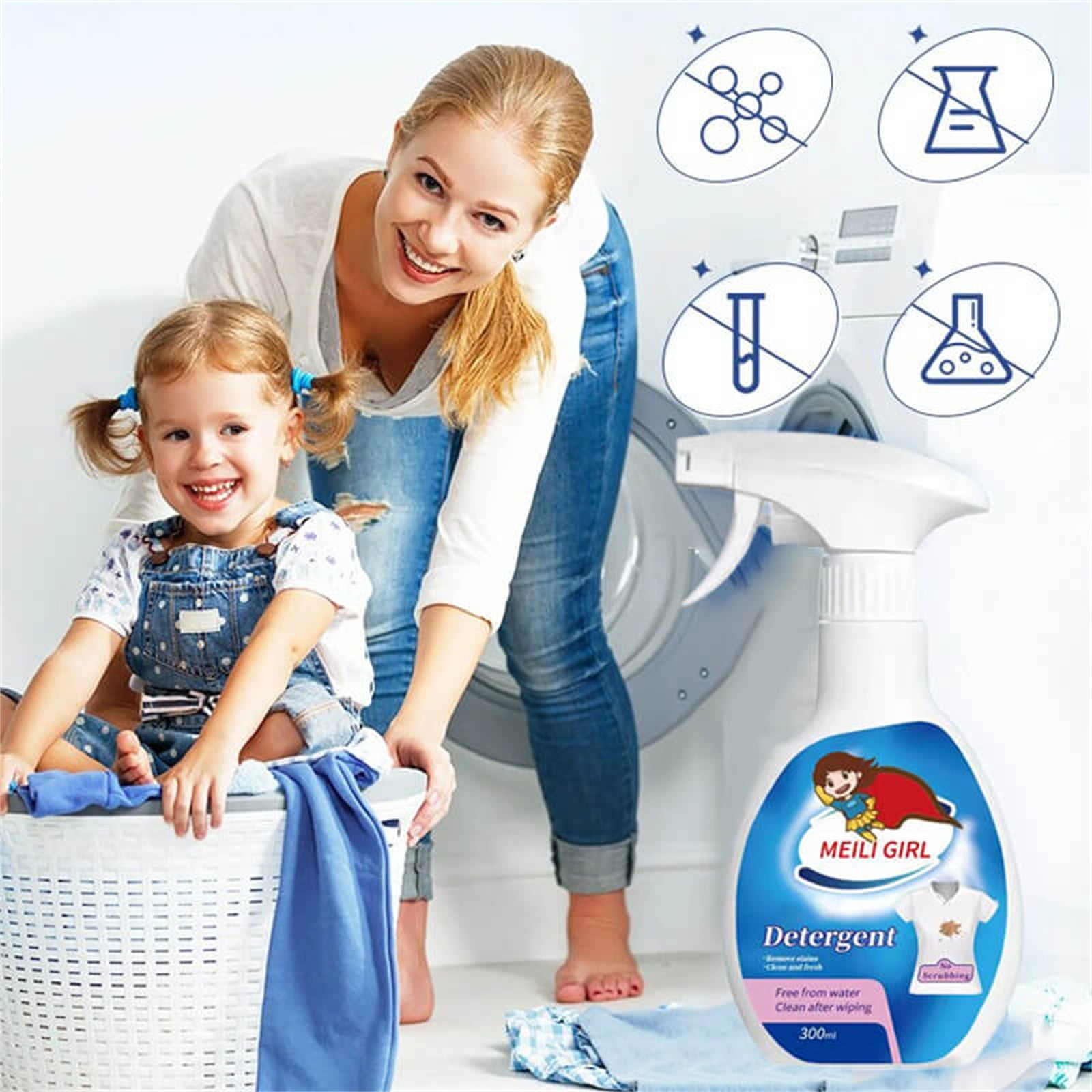 Active Oxygen Stain Remover Spray, 300ml - Removes Stains, Oil Stains ...