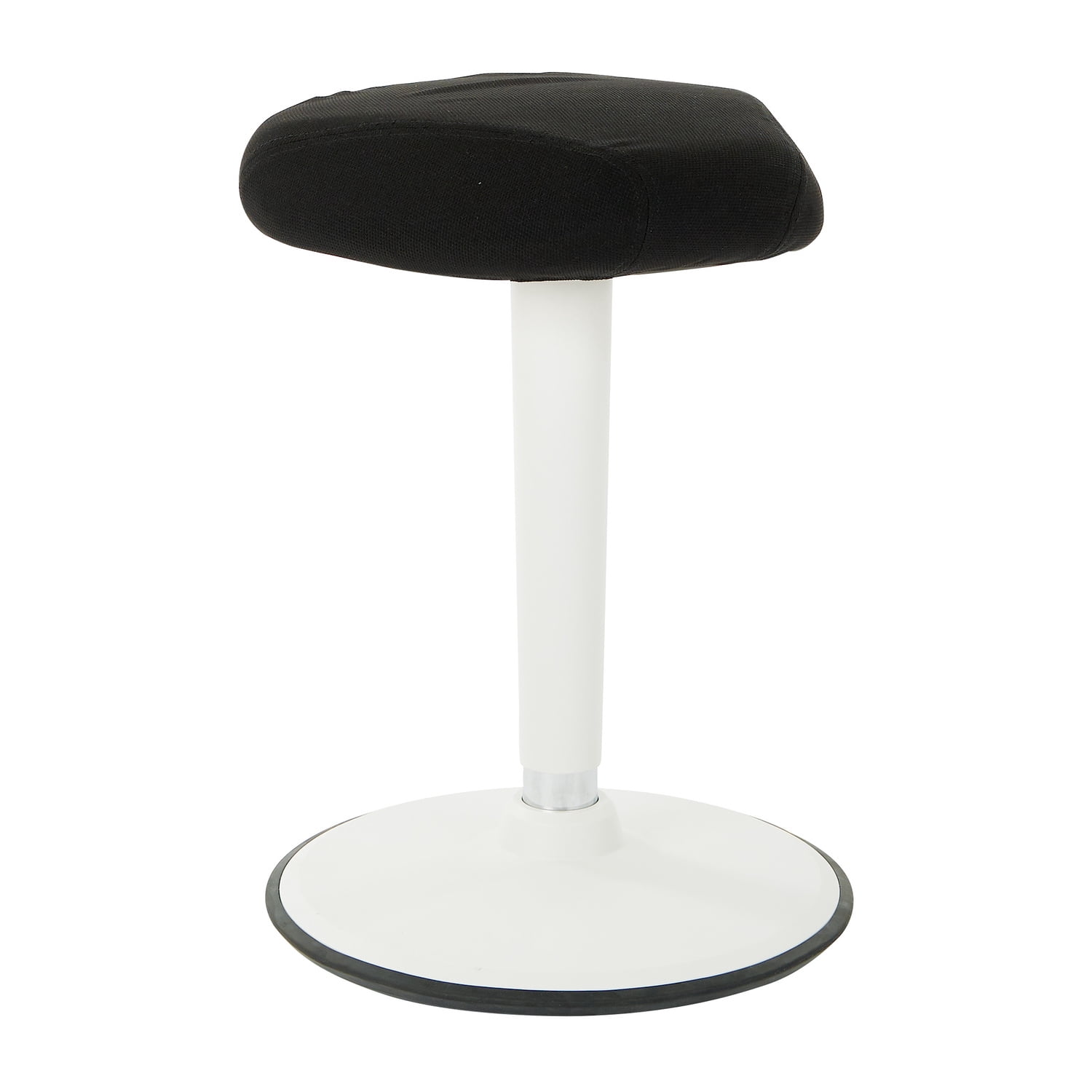 Active Perch Seat with White Frame and Black Fabric 24"-34" - Walmart.com