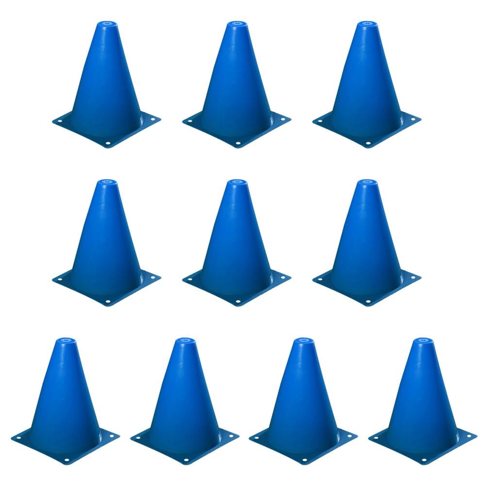 Active Radiance 10Pcs Plastic Cones Safety Sports Exercise Football ...
