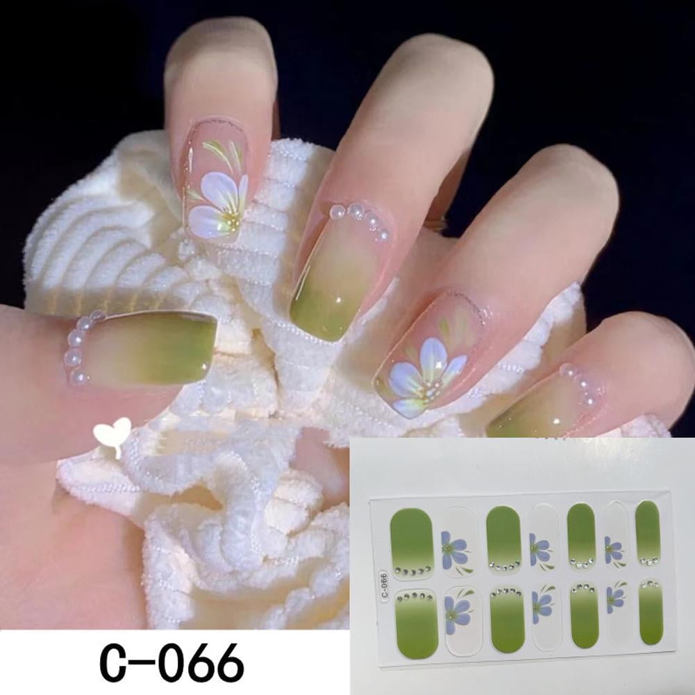 Active Radiance 14pcs 3D Flower Nail Sticker -Easy to Remove- Girlish ...