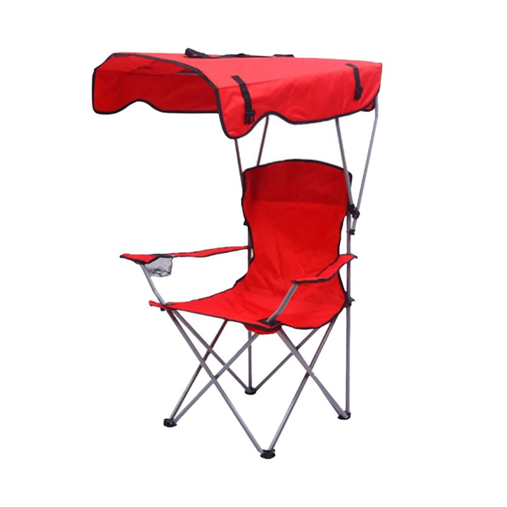 Active Radiance Folding Canopy Camp Chair,Camp Chair with Shade Canopy ...