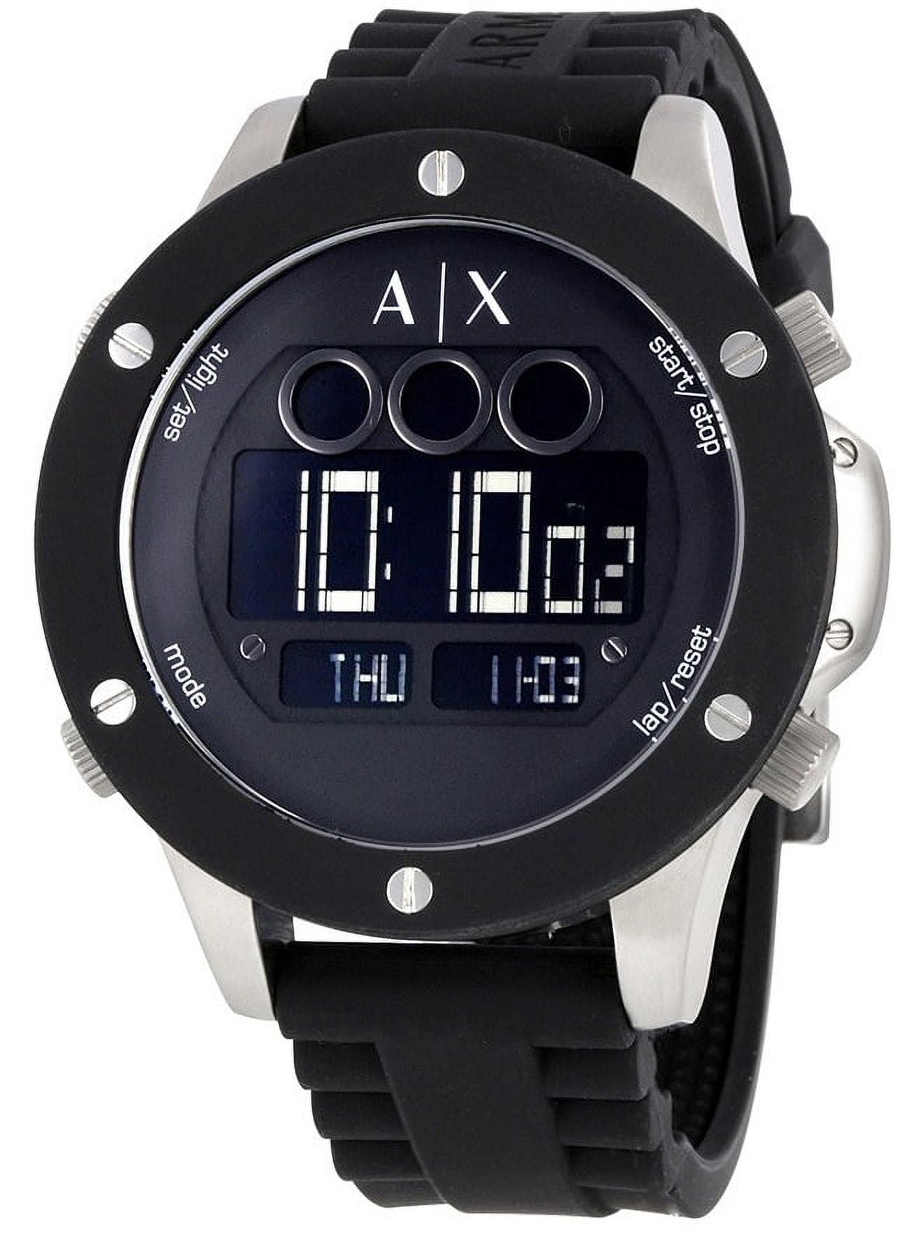 Active Silicone Digital Mens Watch AX1560 - Walmart.com
