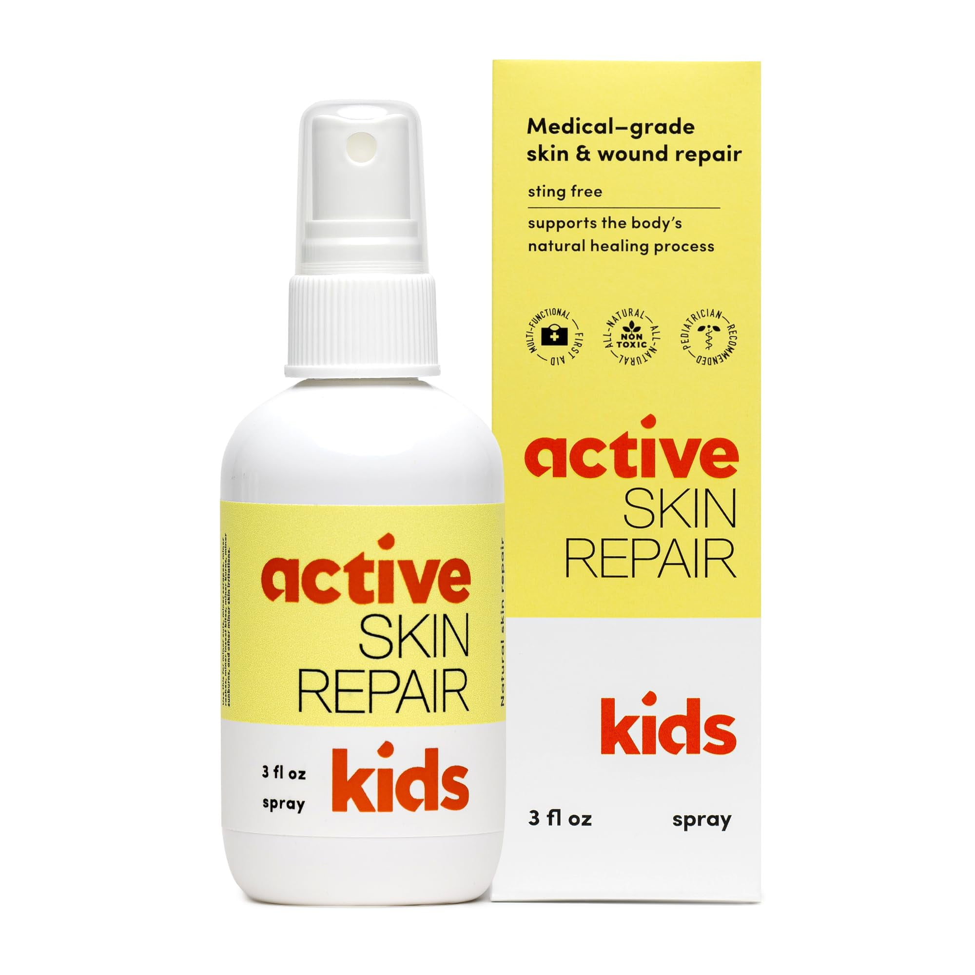 Active Skin Repair Kids First Aid Spray - Non-Toxic & Natural ...