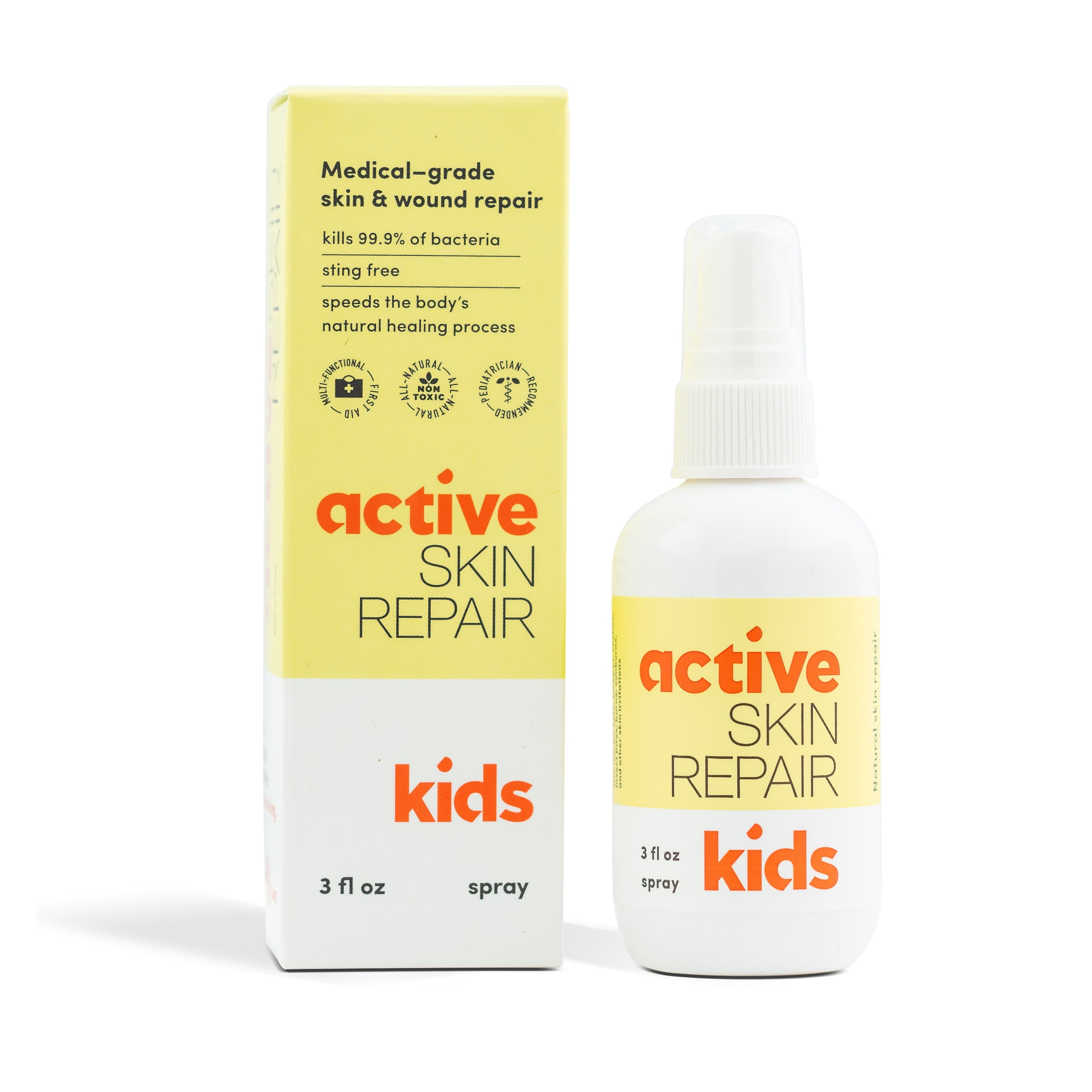 Active Skin Repair Kids First Aid Spray - Non-Toxic & Natural Kids ...