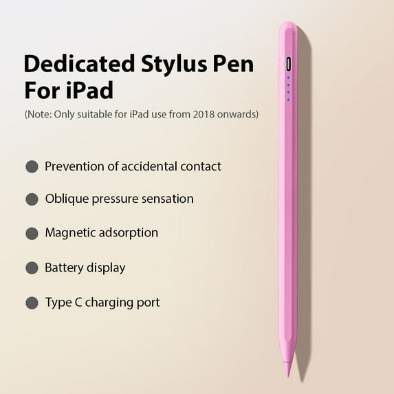 Active Stylus Pen For IPad, Magnetic Wireless Charging Apple Pencil ...