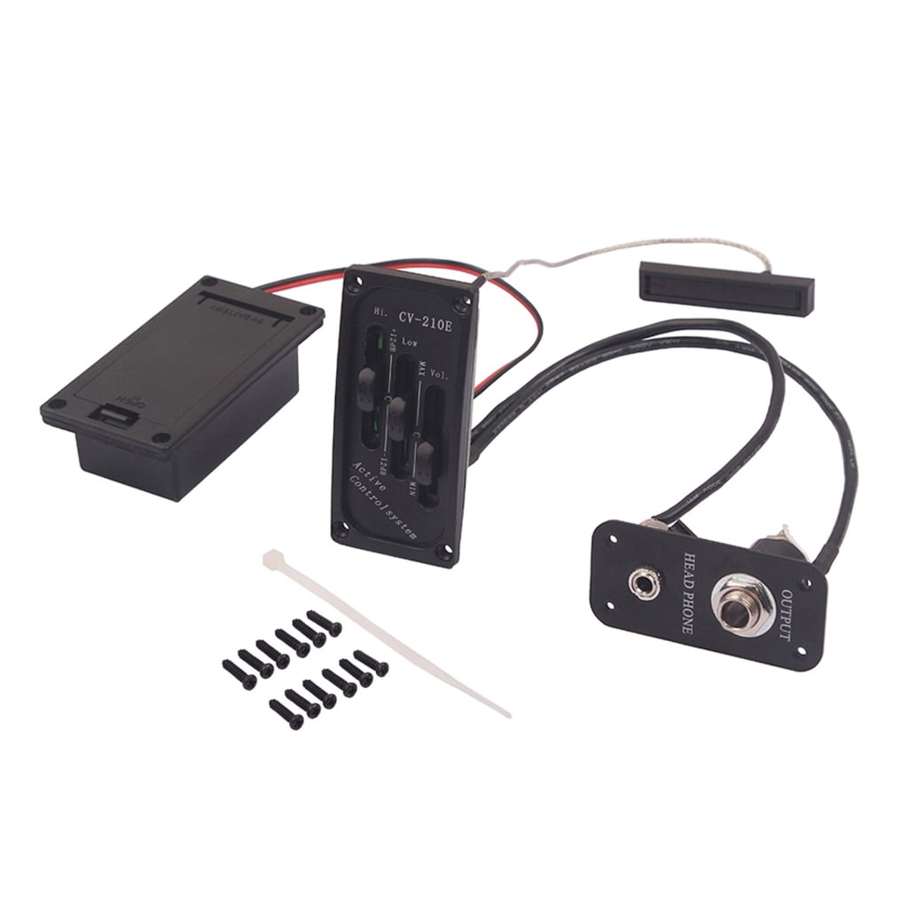 Active Tone Control Electric Violin Piezo Preamp Pickup Noise Low ...