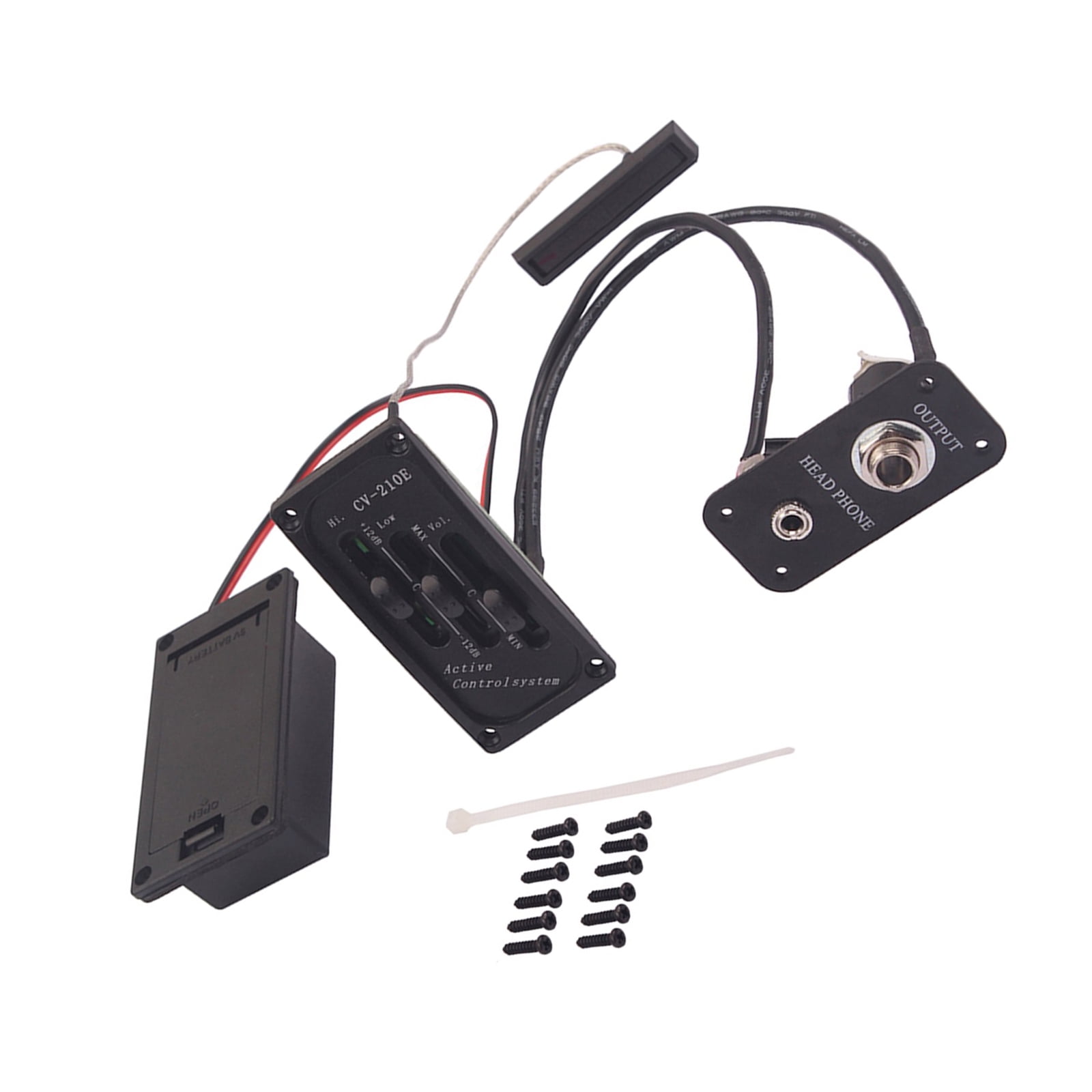 Active Tone Control Electric Violin Piezo Preamp Pickup Noise Low ...