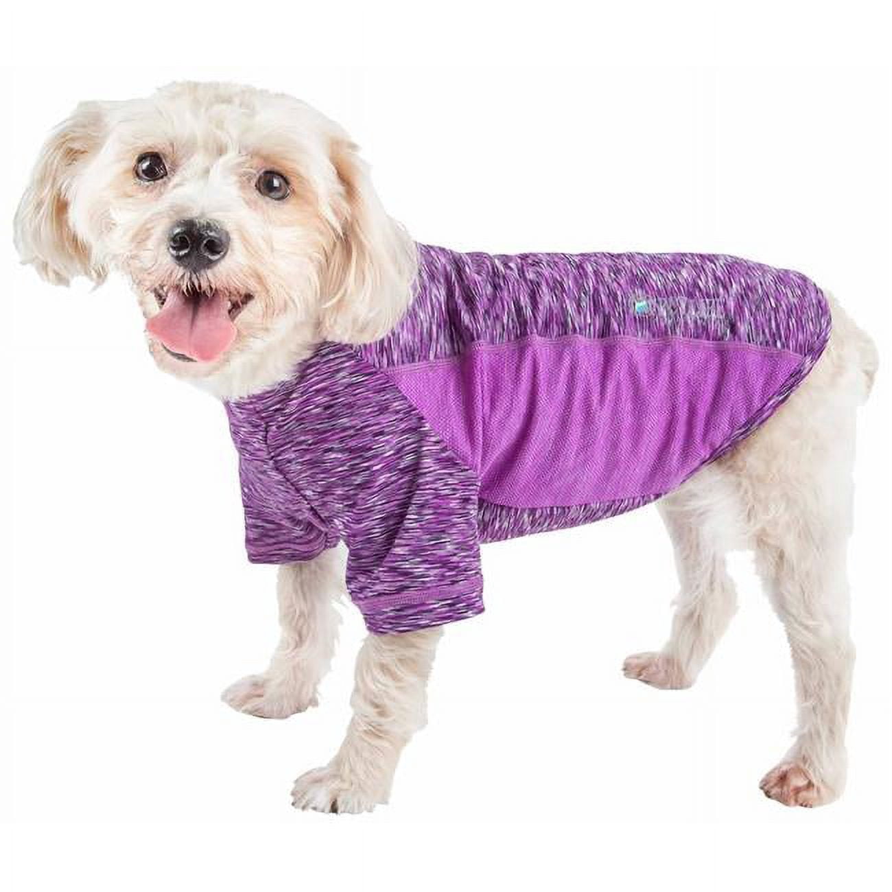 Active Warf Speed Heathered Ultra-Stretch Sporty Performance Dog T ...