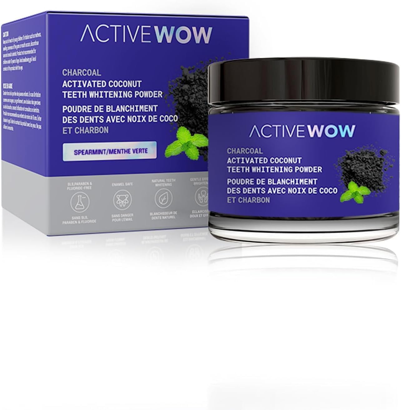 Active Wow Activated Coconut Charcoal Powder - Natural Whitening ...
