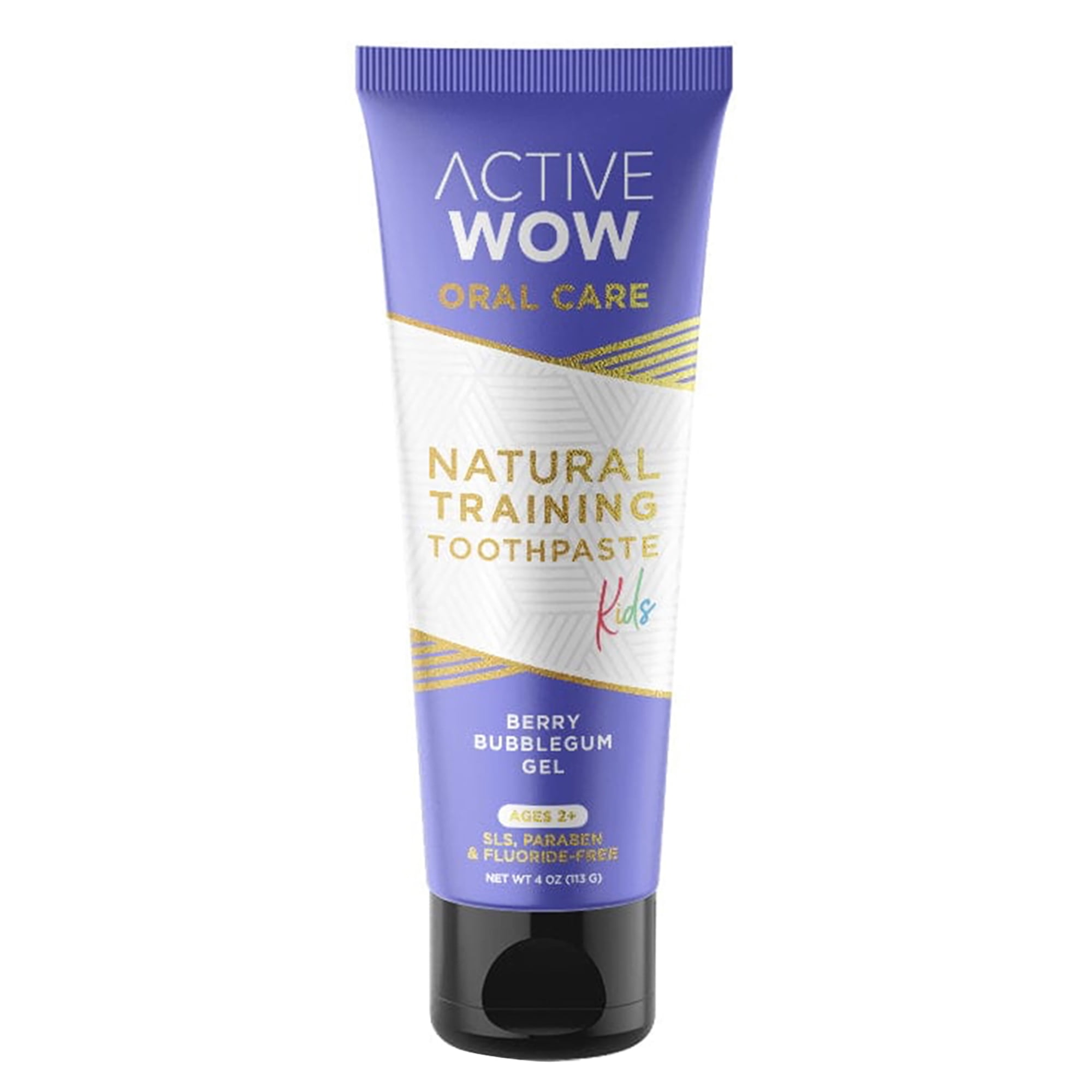 Active Wow Natural Gel Formula Kids Toothpaste, Berry Bubblegum, 4 oz ...