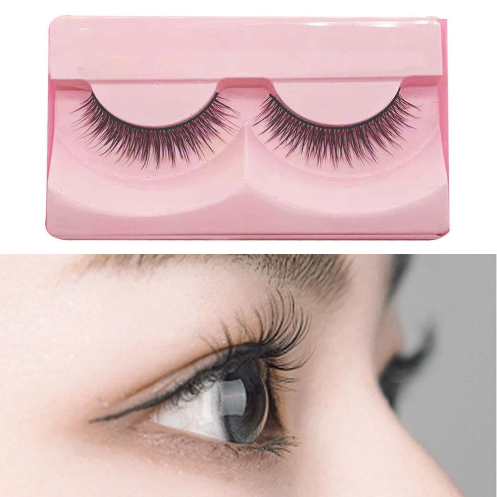 ActiveGlam 1 Pair False Eyelashes Long Thick Natural Fake Eye Lashes ...