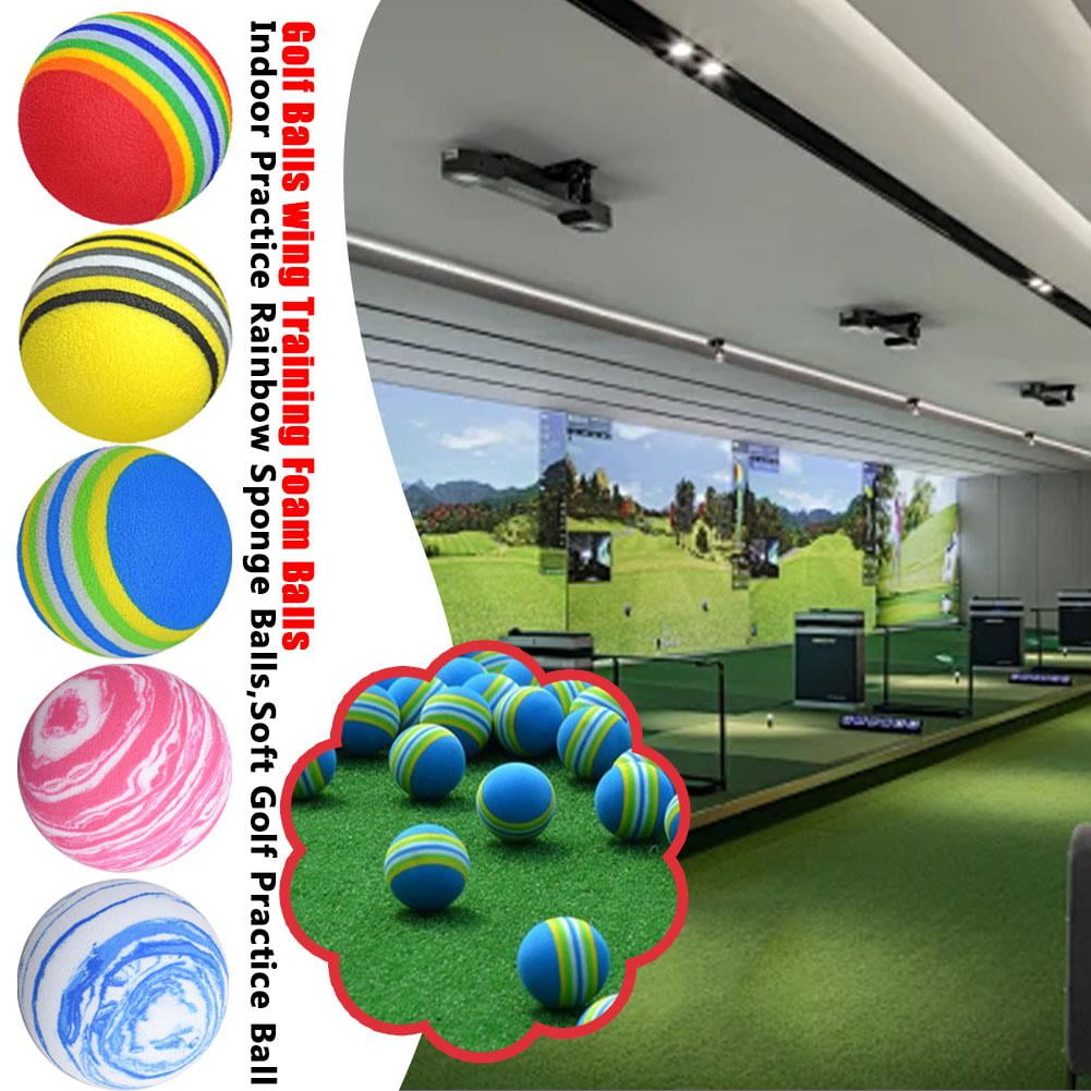 ActiveGlam 10x Training Foam Balls Rainbow Se Practice Balls for Indoor ...