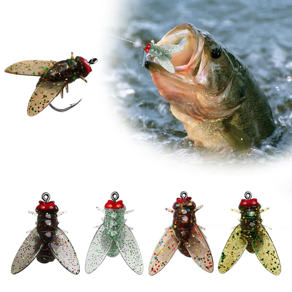 ActiveGlam 20pcs Fly Fishing Fish Lure with Hook Fishing Lure Bionic ...