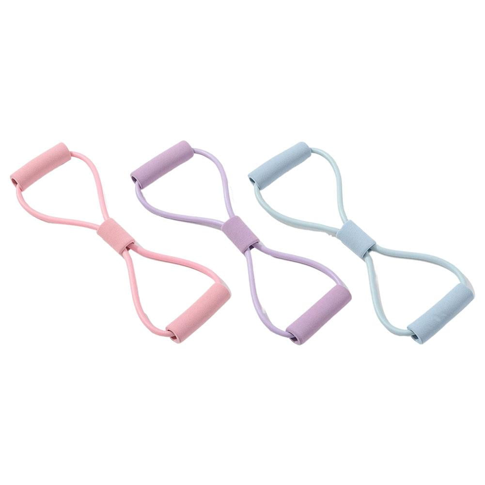 ActiveGlam 23Pcs Figure 8 Resistance Band with Handles Stretch Fitness ...