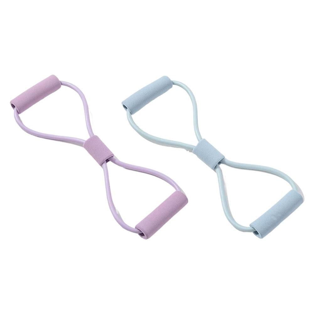 ActiveGlam 23Pcs Figure 8 Resistance Band with Handles Stretch Fitness ...