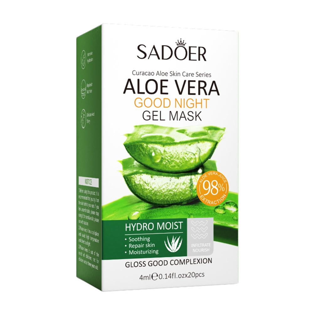 ActiveGlam Aloe Vera Night Jelly Mask NIGHT GEL MASK Hydro Moist 20pcs ...