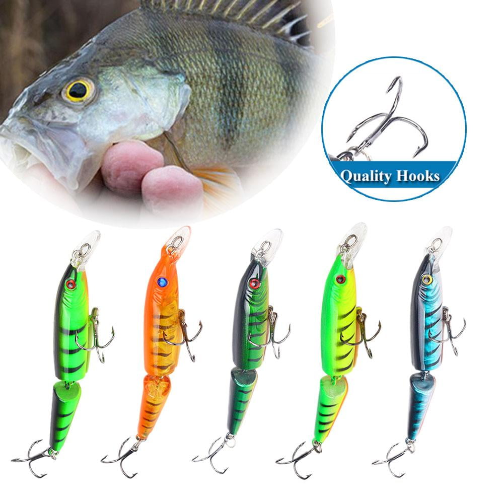 ActiveGlam Artificial Crankbait Multi Jointed Fishing Lure 105cm9g ...
